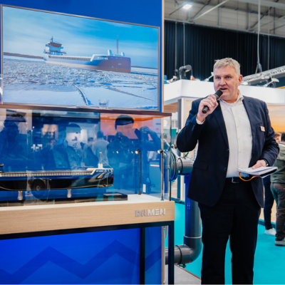 Damen Launches Ice-Class Combi Freighter 5000 ICE at Europort 2025